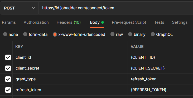 OAuth2 Authentication – JobAdder